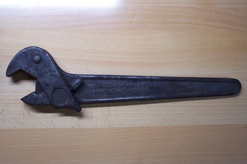 Rare ANTIQUE Tools Adjustable WRENCH Mechanics VINTAGE CRESCENT WRENCH ...