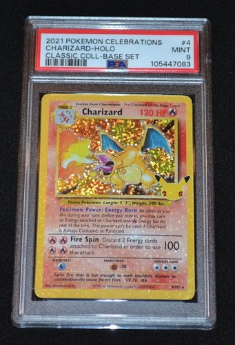 2021 Pokemon Celebrations Charizard Holo Classic collection PSA 9 Mint ...