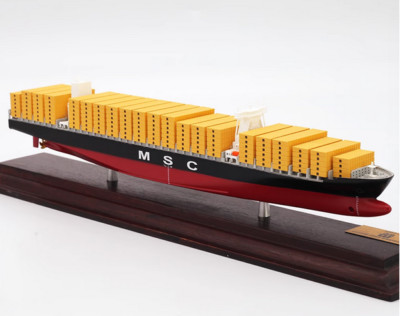 MSC container ship model ocean going cruise ship model 35cm | eBay