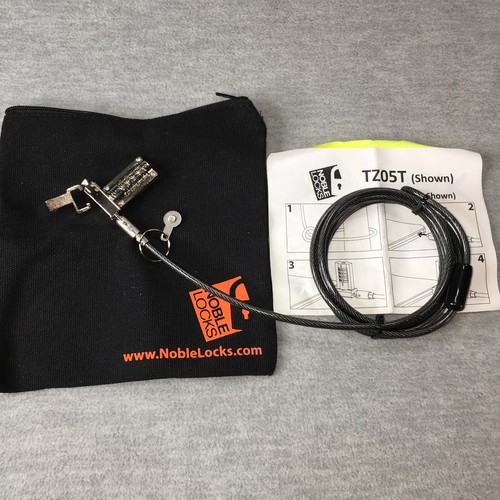 Noble Enterprises TZ05T Security Cable Combination Lock 852668710247| eBay