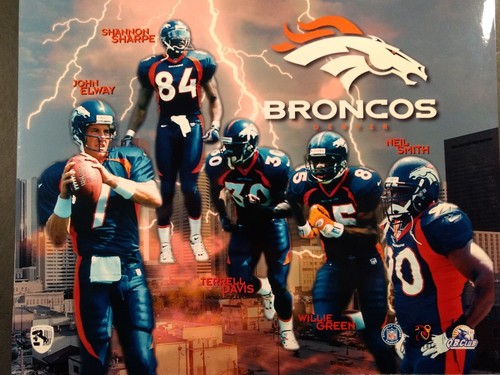 DENVER BRONCOS 1997 PHOTO COLLAGE 8X10 PHOTO | eBay