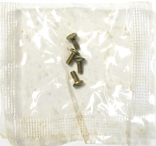 4 Aurora AFX Thunderjet TJet HO Slot Car BRASS TERMINAL TRACK SCREWS ...