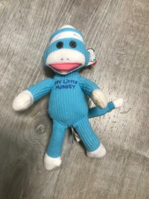 Blue "My Little Monkey" Ty Original Beanie Babies RETIRED Plush 8" | eBay