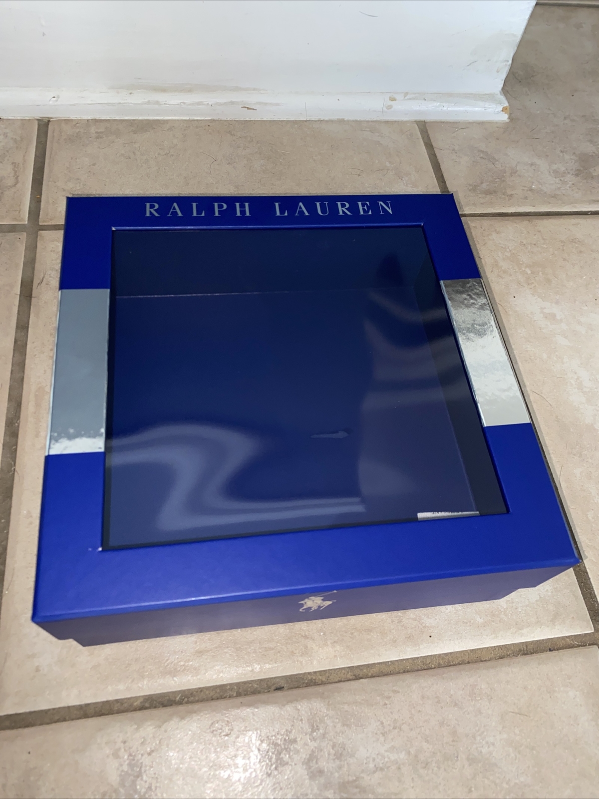Ralph Lauren Polo Gift Box, Blue And Silver | eBay
