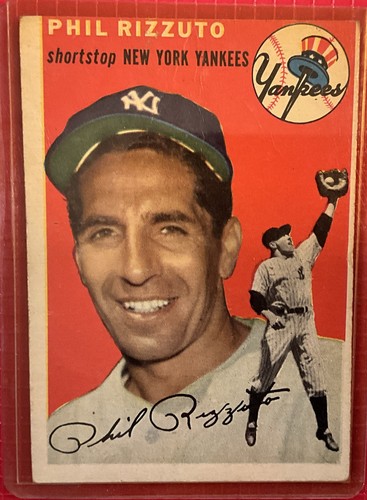 1954 Topps Baseball Card Set-Break #17 Phil Rizzuto New York Yankees | eBay