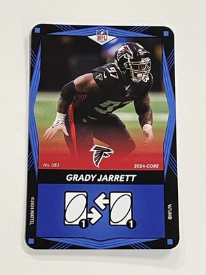 2024 UNO Elite Football Blue #083 - Grady Jarrett - Atlanta Falcons | eBay