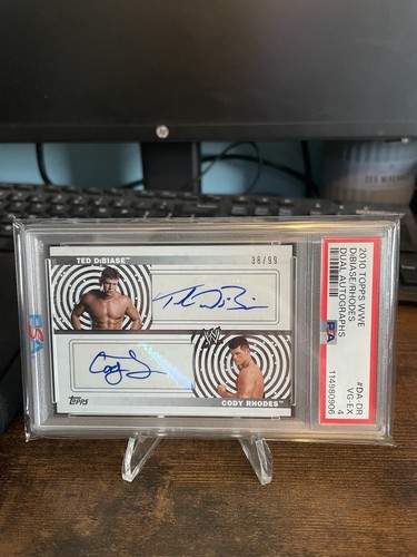 Cody Rhodes Dual Autograph Card #DA-DR 2010 Topps WWE w/ Ted DiBiase 38 ...