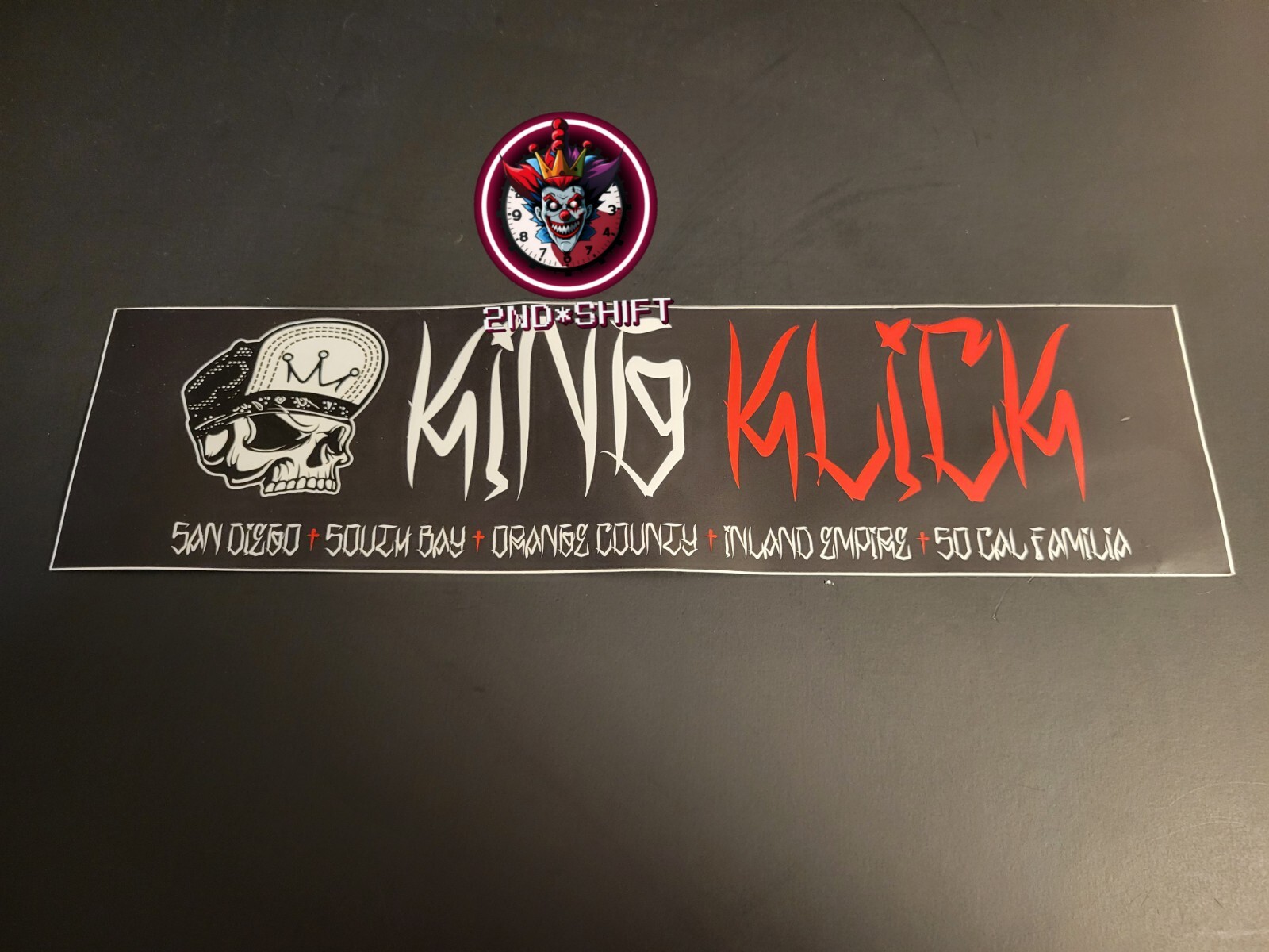 Kottonmouth Kings King Klick Sticker 11x3 Kmk Twiztid Icp Juggalo ...