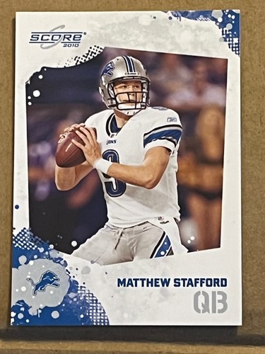 2010 PANINI SCORE - MATTHEW STAFFORD LIONS #101 | eBay