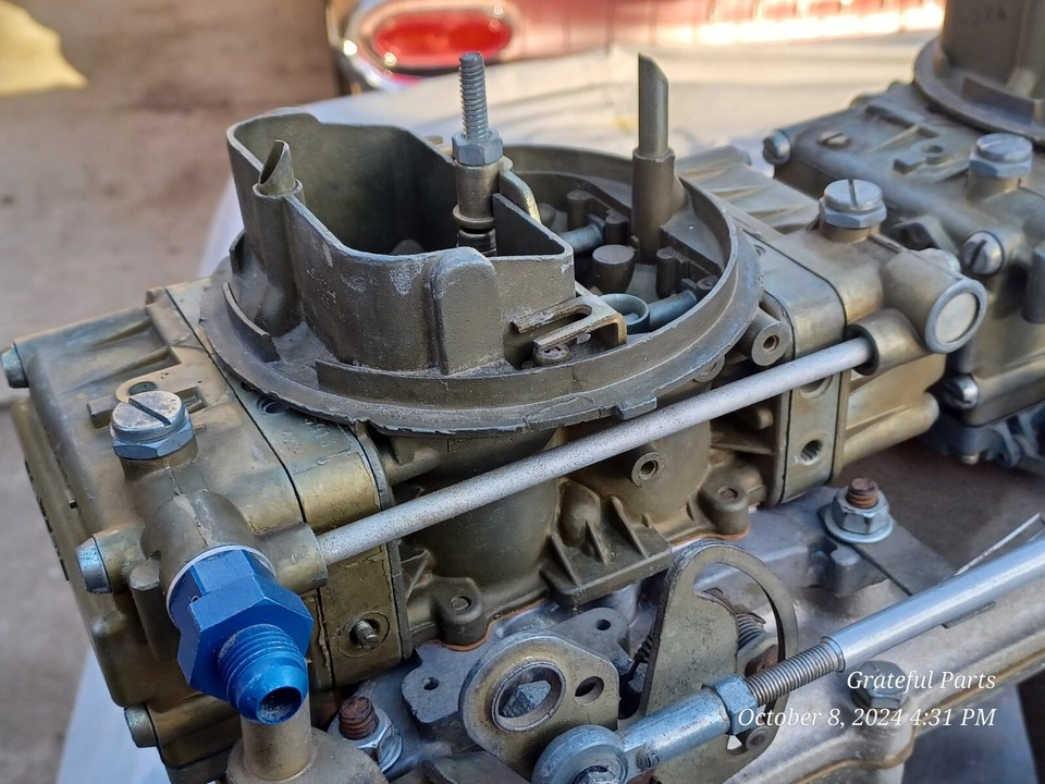 BBC Edelbrock 7075 Victor Ram 2-R Aluminum Tunnel Intake HOLLEY 4224-S ...