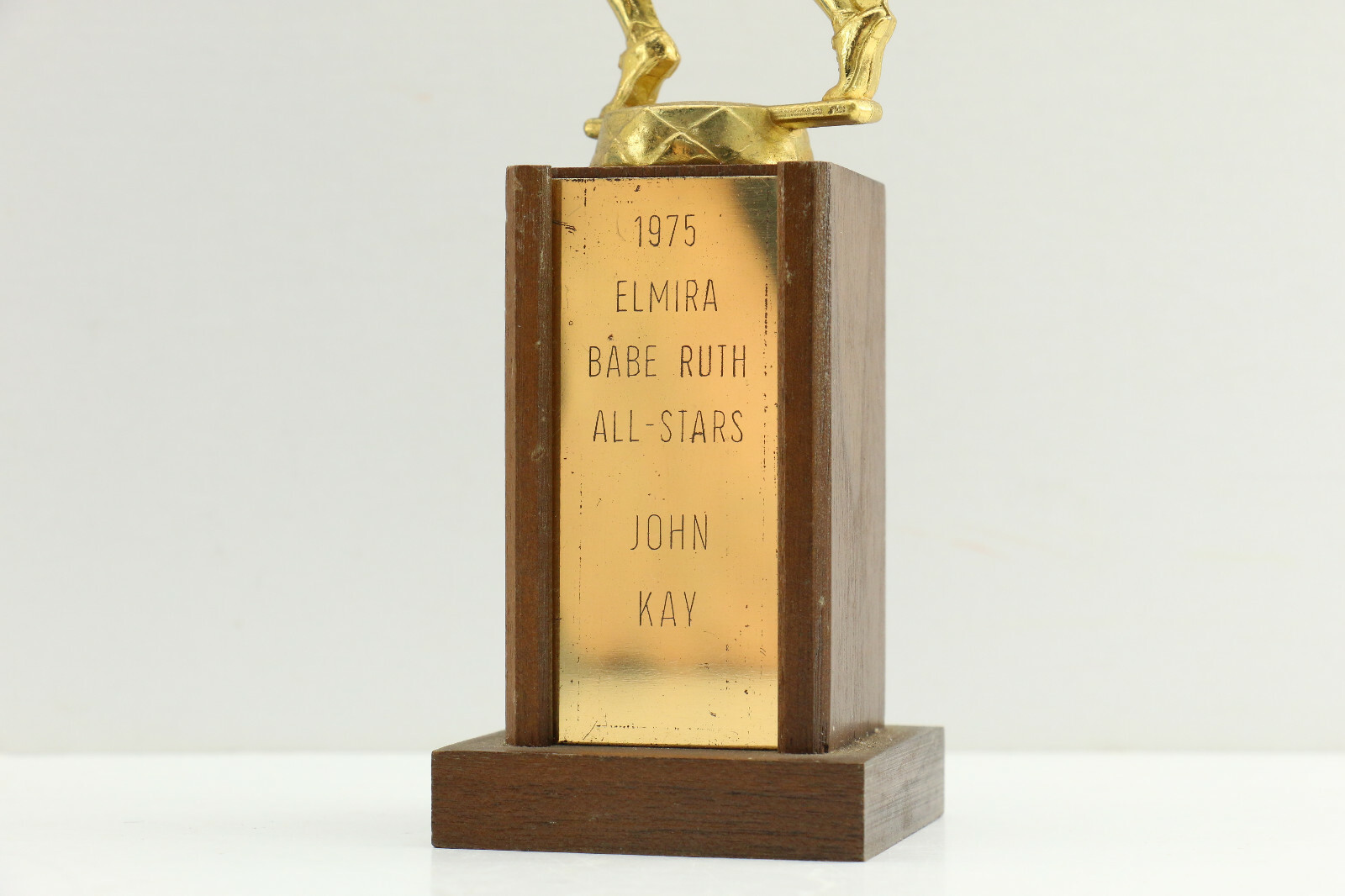 3pc 1970's Babe Ruth Baseball Trophies Elmira NY Kids Trophy Awards ...