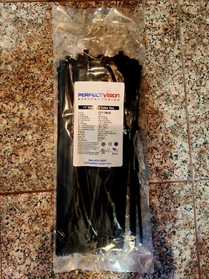 100 Zip Ties Electrical 11" inch 50lb Nylon Tie Wraps Wire Cable Zip ...