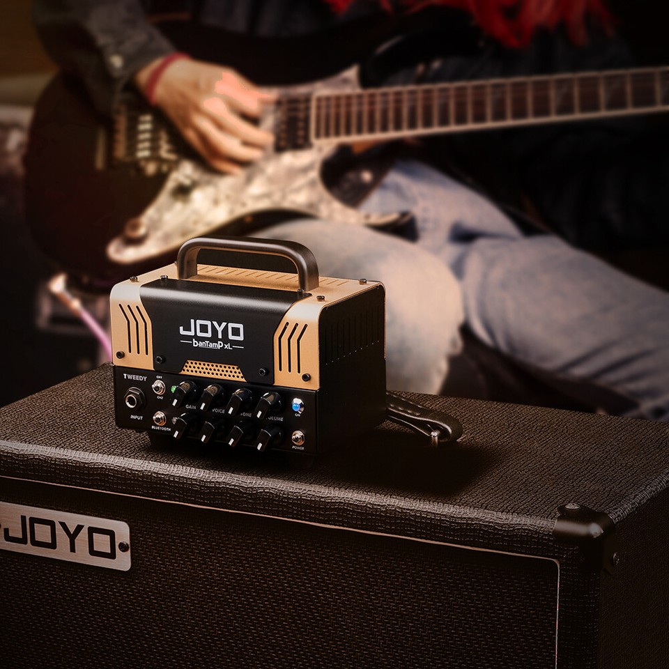 JOYO Mini Amp Head 20W Preamp 2 Channel Hybrid Tube Guitar Amplifier ...