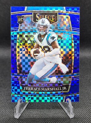 2021 Select Terrace Marshall Jr 002/199 RC Blue Checkered Prizm - Color ...