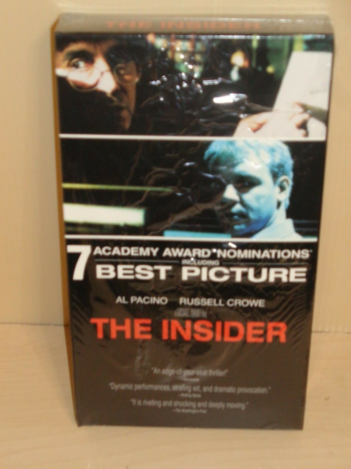 The Insider (VHS, 2000, Letterboxed) - New & Sealed! 786936129182 | eBay