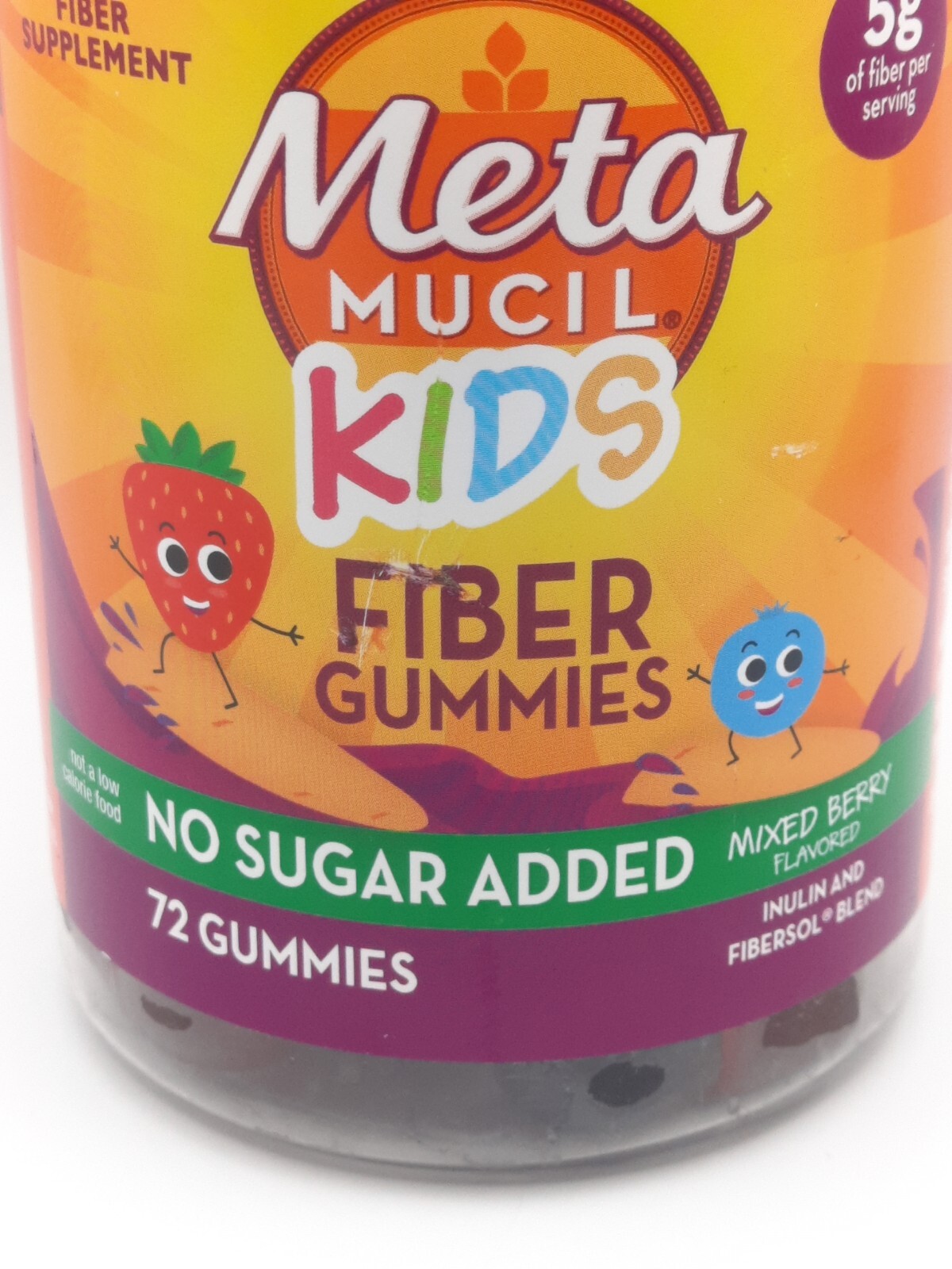 Metamucil Orange Flavor Fiber Gummy - 72 Count for sale online | eBay