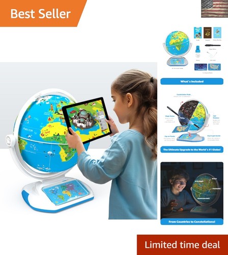 Interactive Earth Explorer Globe Toy - 720° Rotation & Fun Educational Games | eBay