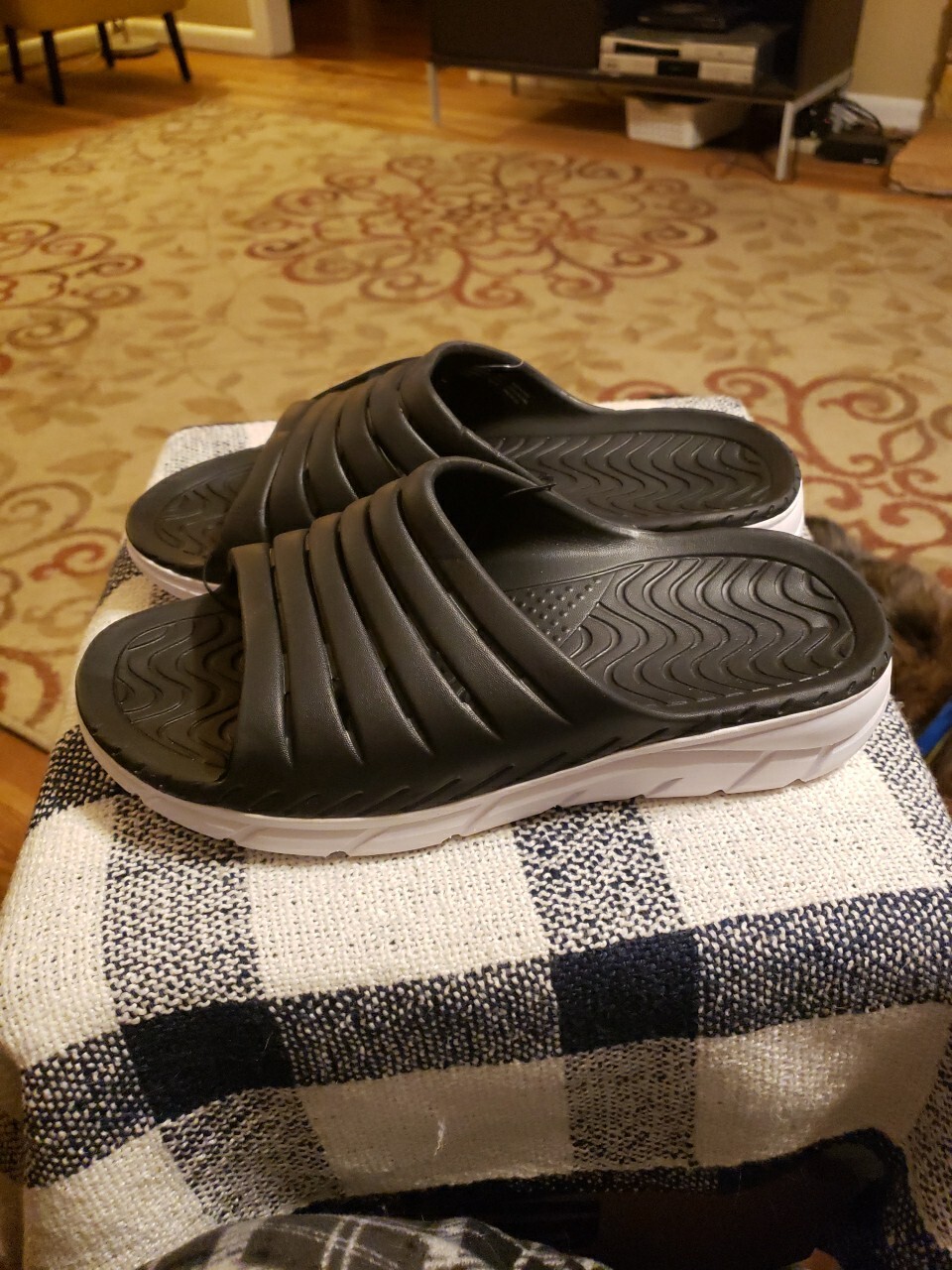 Avia Women's Hightail Slide-Black-11 for sale online | eBay