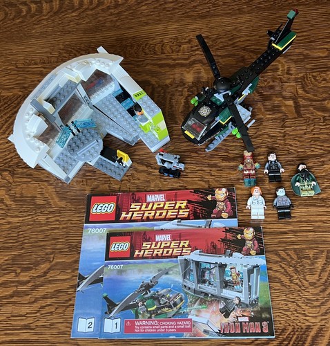LEGO 76007 Marvel Super Heroes Iron Man MALIBU MANSION ATTACK - 100% ...