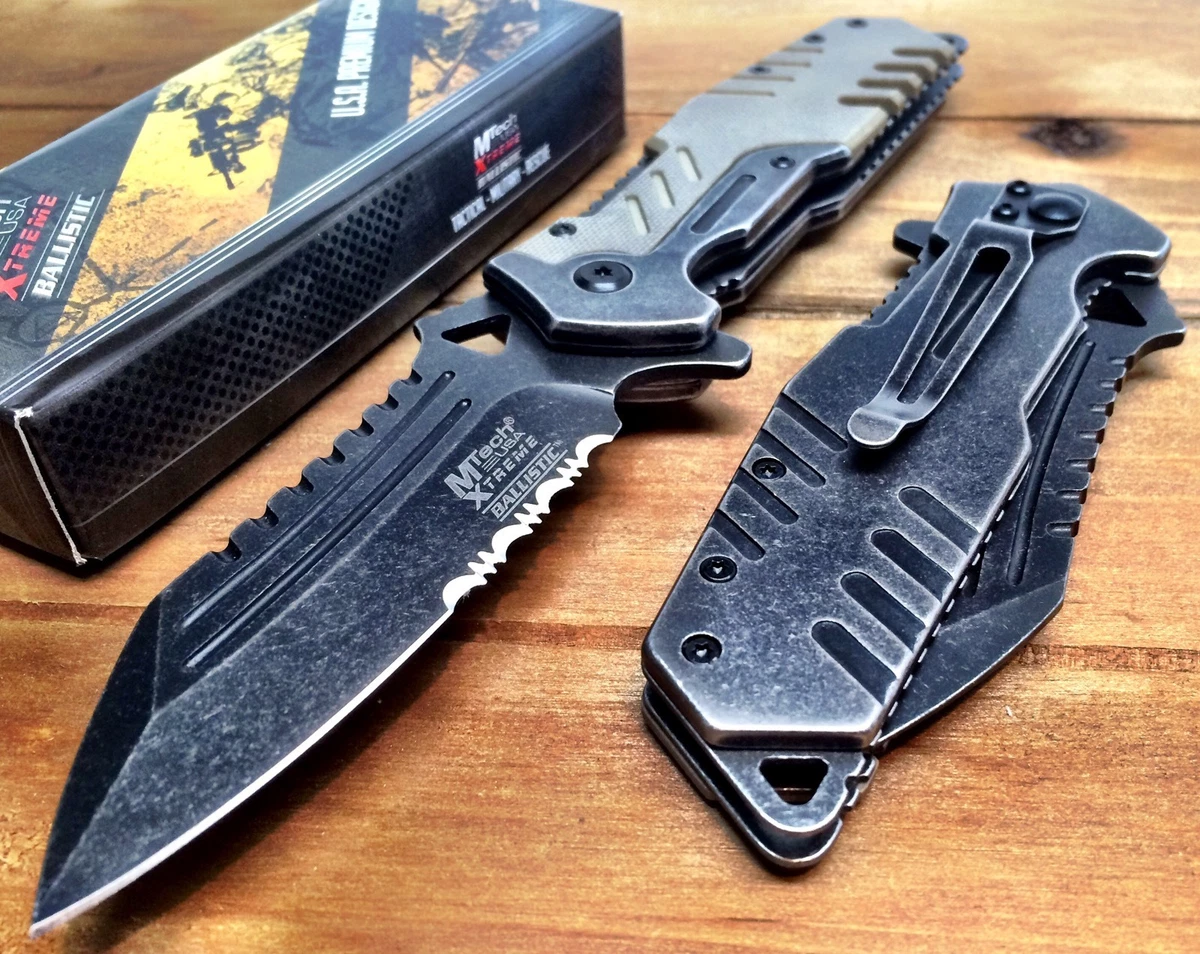 Serrated Tactical Knife
