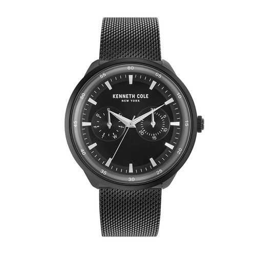 Kenneth Cole New York Montre Hommes Bracelet en Acier Inoxydable ...