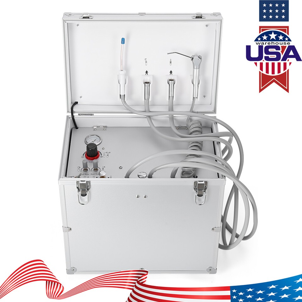 Portable Dental Mobile Delivery Unit Air Compressor High Suction/ Chair ...
