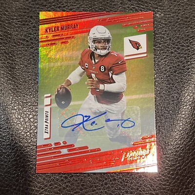 2021 Prestige Kyler Murray Red Autograph Football Arizona Cardinals | eBay