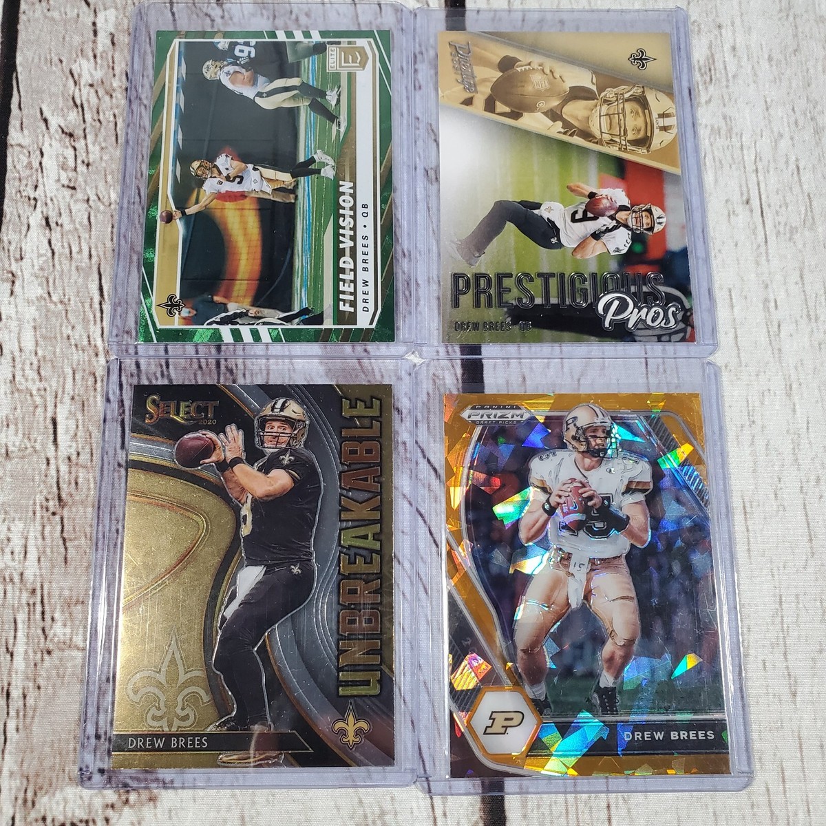 Drew Brees Marca De Nacimiento De Purdue Amazon.com: 2021 Panini Prizm