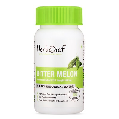 Bitter Melon Extract Capsules 10,000 mg | Extra Strength 25:1 | Weight ...