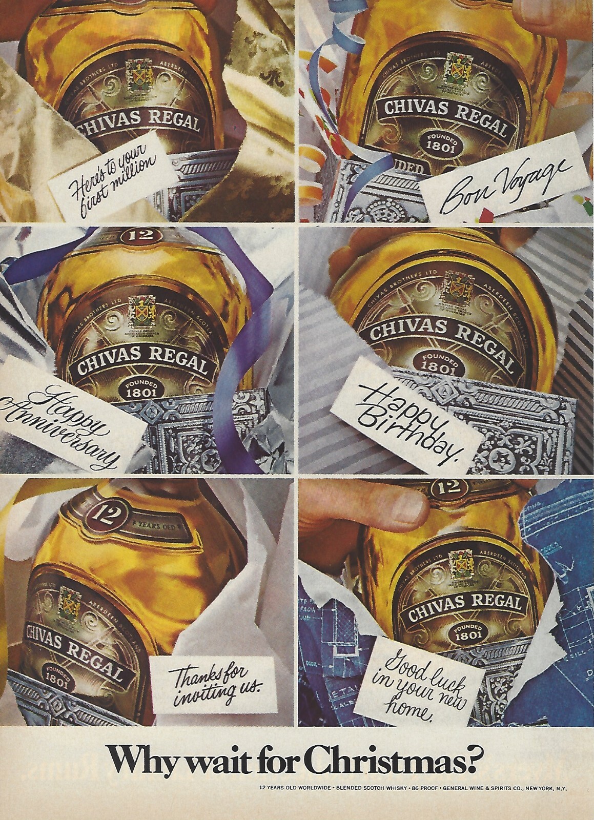 1981 Chivas Regal Scotch Whisky Christmas vintage print ad ...