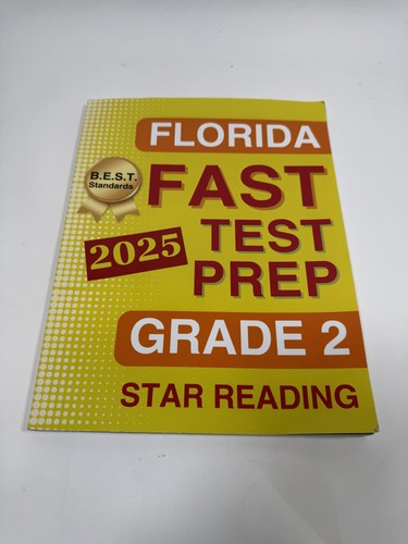 Florida FAST Test Prep Grade 2 Star Reading Workbook 2025 Gladiustest ...