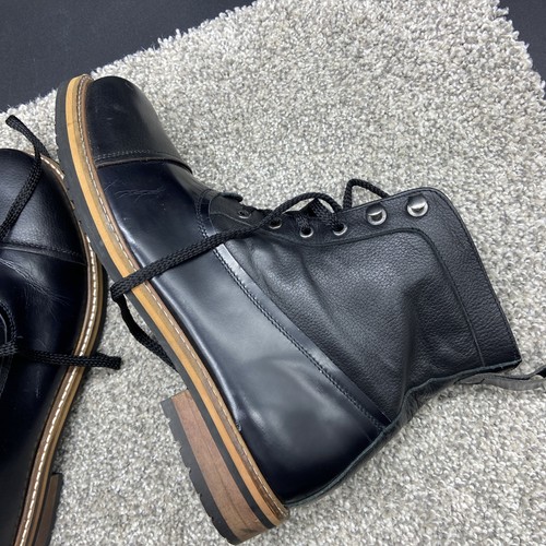 Ben Sherman Rafe Ralph Cap Chukka Boots Leather Black Men’s 10 Shoes ...