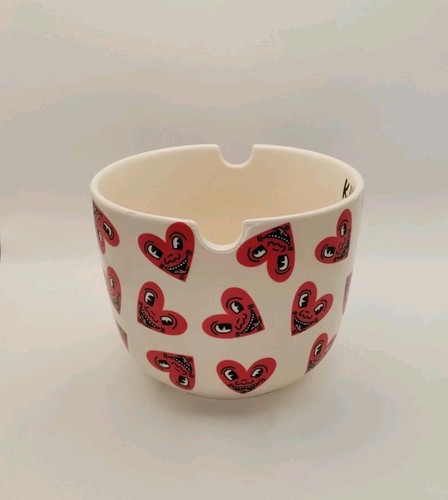 KEITH HARING x Typo Ramen Bowl " Feed Me Bowl" with Hearts Design 100% ...