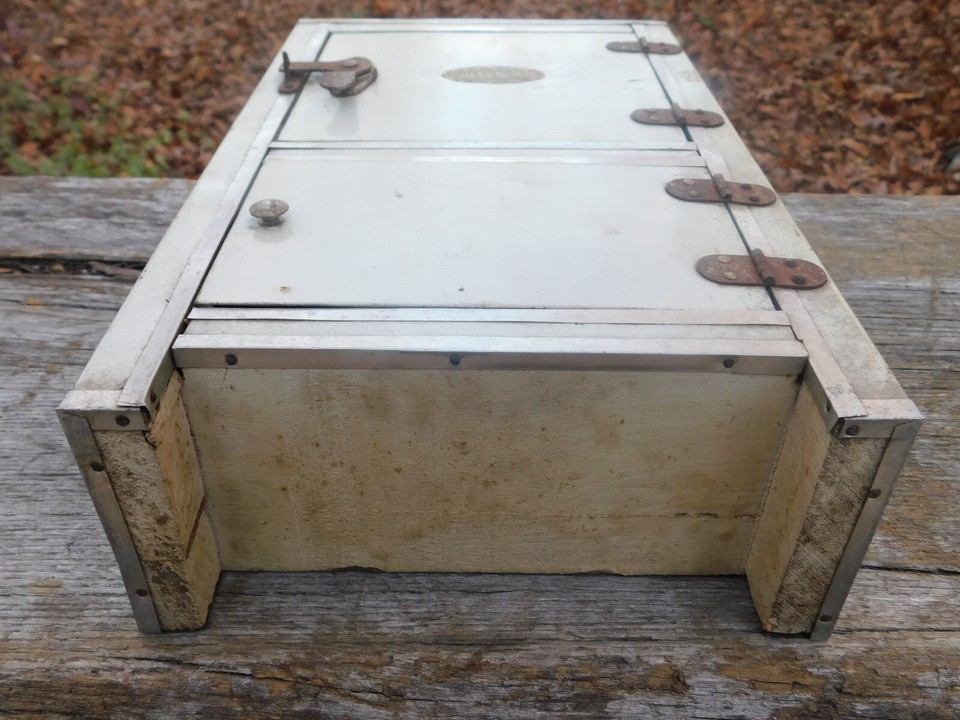 Antique Chilled Air Ice Box Salesman Sample 13 x 8 x 3.5" Metal | eBay