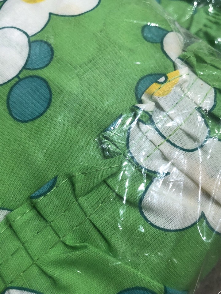 Twin Vintage Bedspread & Sham Groovy Spiegel NOS 70s Flower Power NIP ...