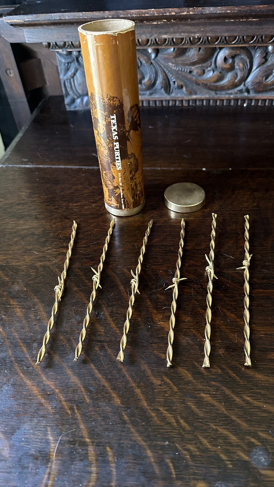 6 Texas Purties Swizzle Stick 24K Gold Plated Barbed Wire Barware | eBay