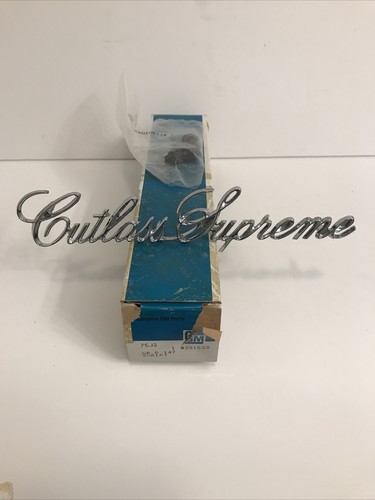 1973-77 NOS Olds Cutlass Supreme Front Fender Emblem Script GM 231539 ...