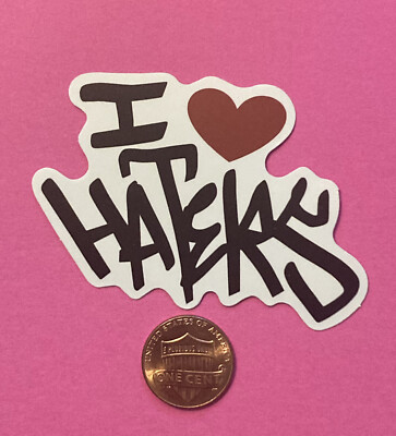 JDM I Heart Haters Car Sticker Decal Free Fast US Shipping 🇺🇸 | eBay
