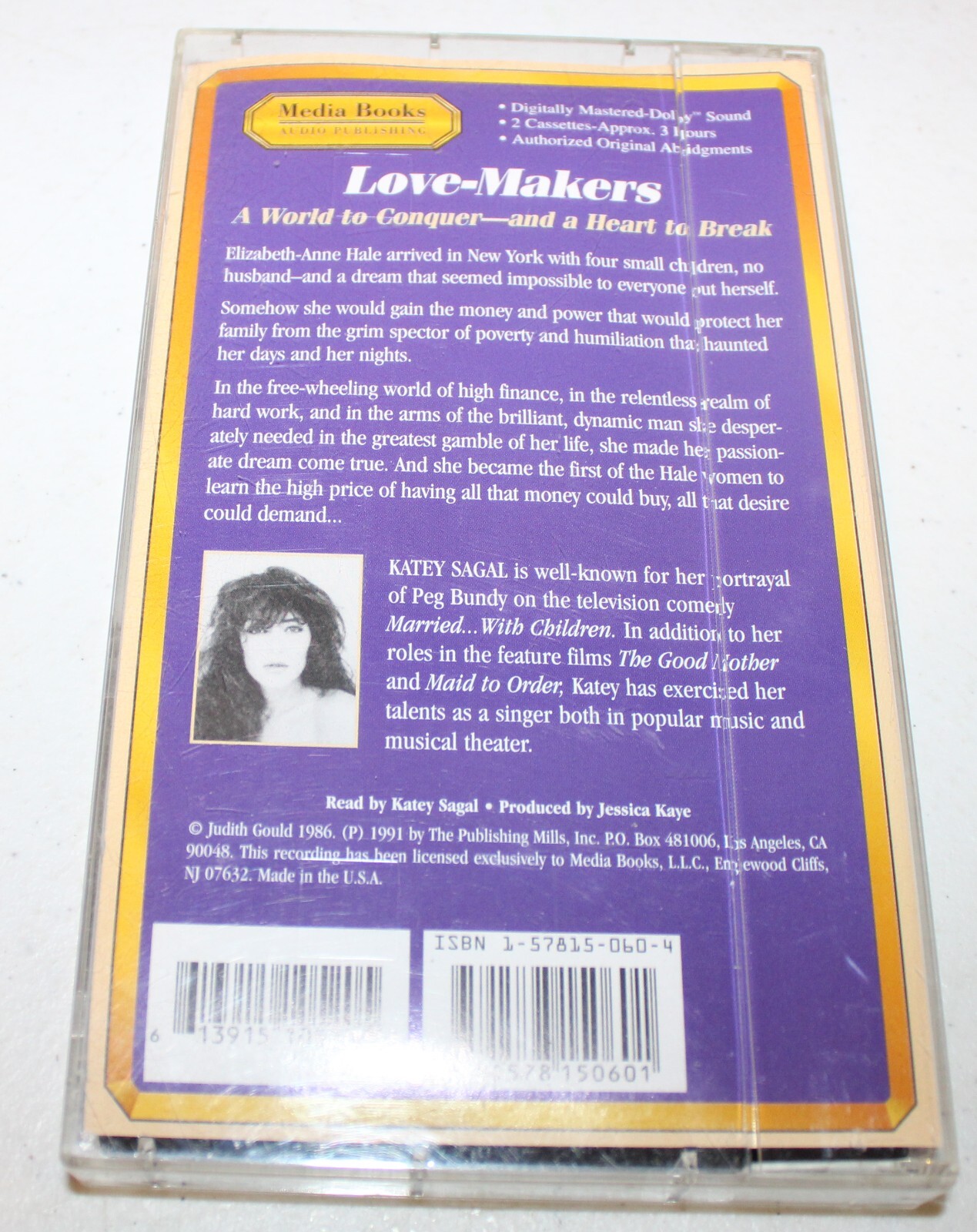 Lovemakers by Judith Gould (2000, Audio Cassette, Abridged Edition ...
