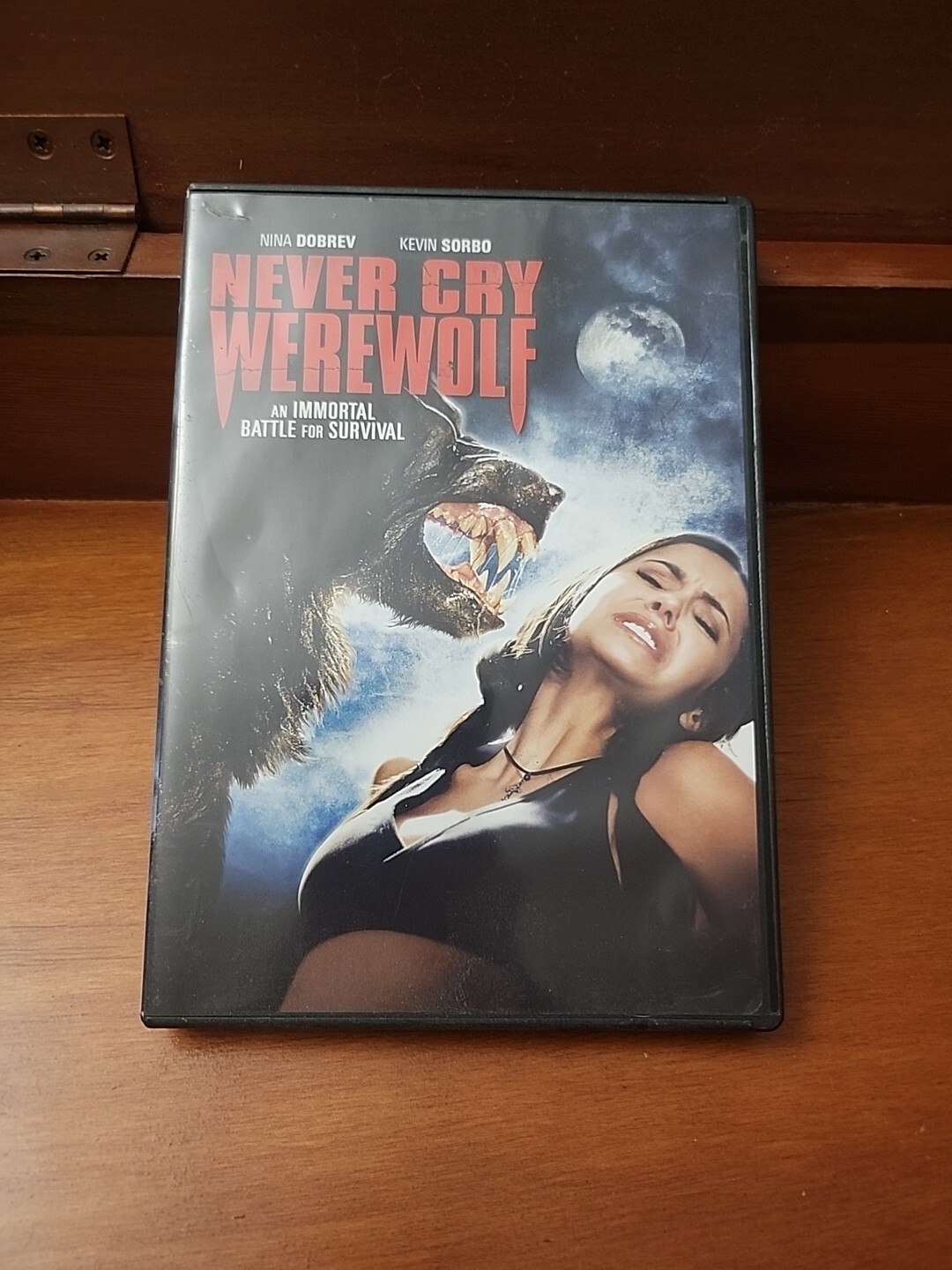 (E377)NEVER CRY WEREWOLF DVD Horror 2007 SLIPCOVER Nina Dobrev KEVIN ...