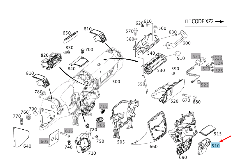 MERCEDES-BENZ G W463 AMG Aschenbecher A4638100630 NEU ORIGINAL | eBay