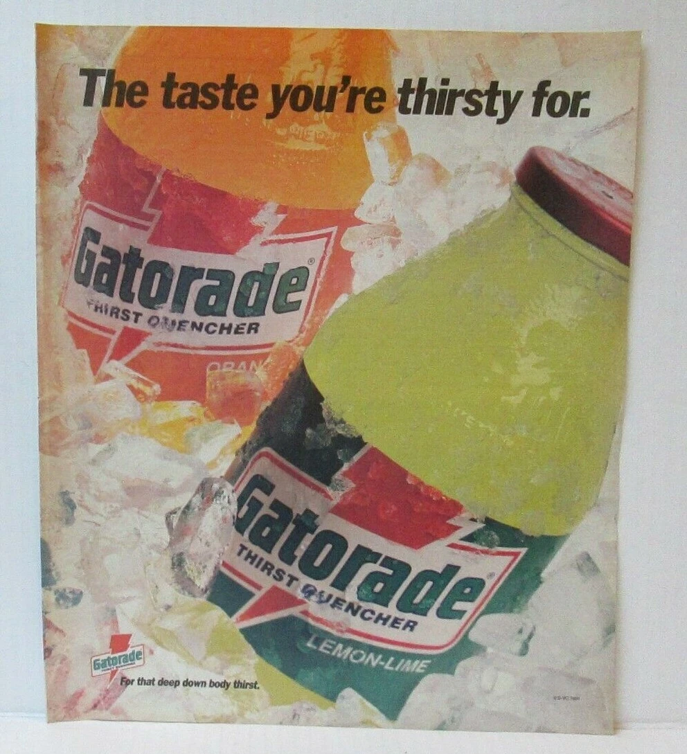 Gatorade Magazine Advertisement