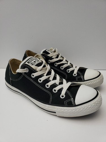 Converse Chuck Taylor Black Low Top All Star Canvas Shoes Men 8 / Women ...