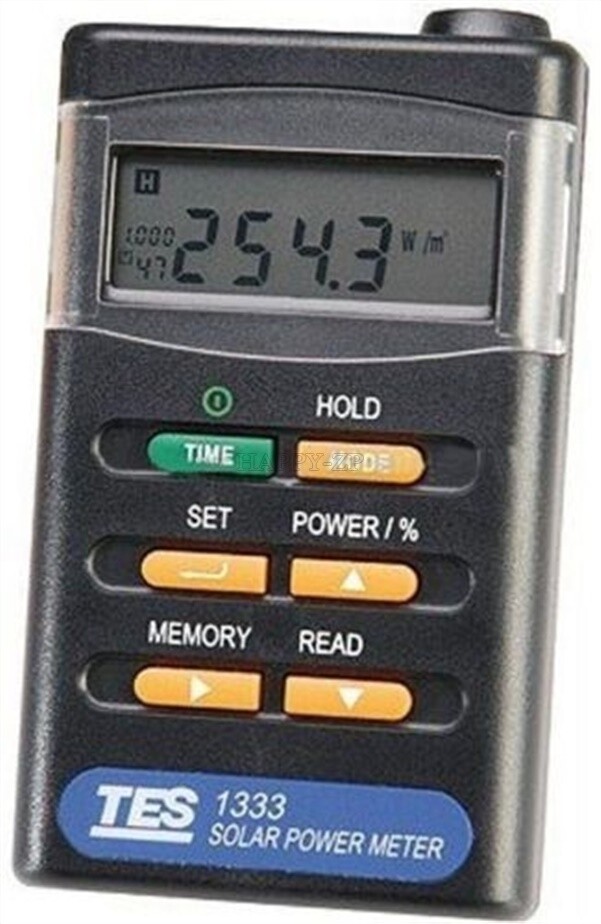 TES-1333 Solar Power Meter Digital Radiation Detector Solar Cell Energy ...