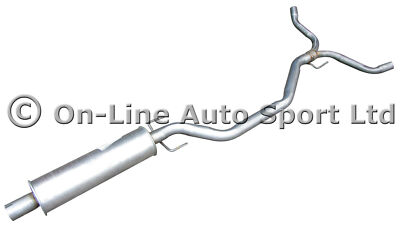 Vectra C 3.2 V6 Petrol Hatch Saloon ('02-'09) Exhaust Centre Silencer ...