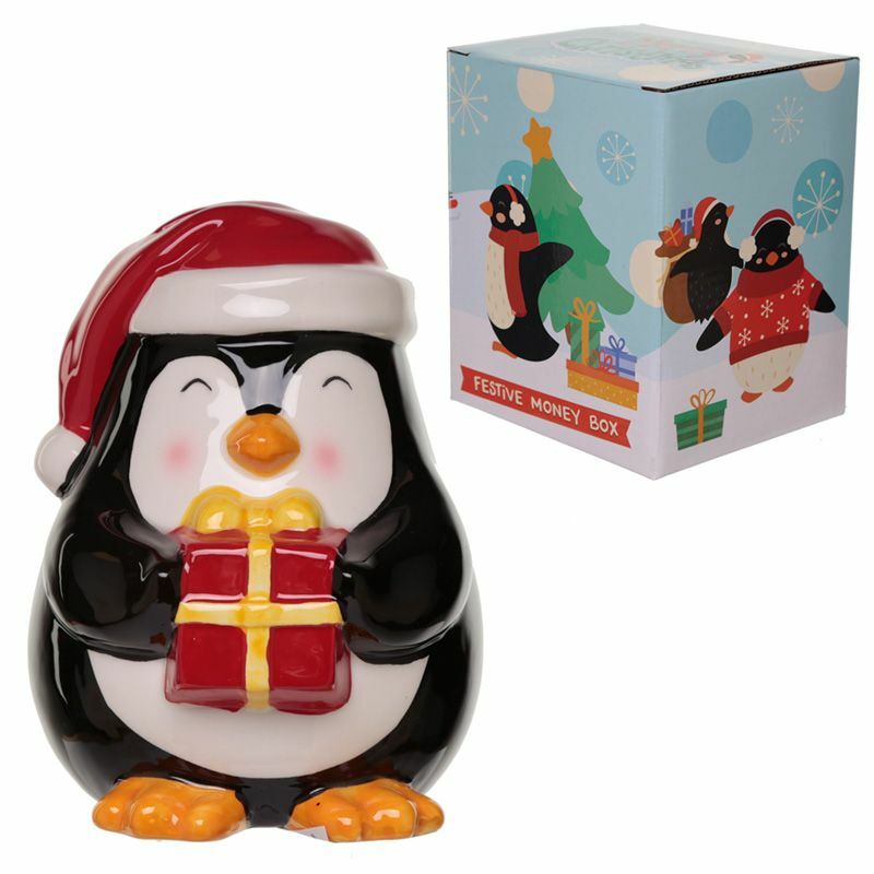 Christmas Novelty Money Boxes Panda, Penguin and Racoon | eBay UK
