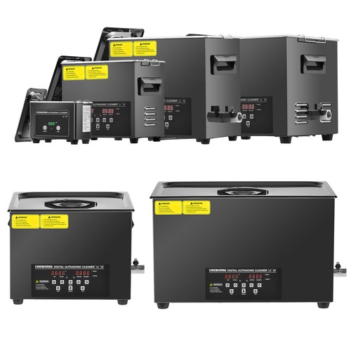 CREWORKS 2L 3L 6L 10L 15L 22L 30L Ultrasonic Cleaner with Degas ...