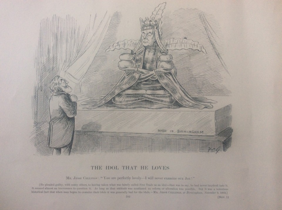 Antique 1903 Political Caricatures Drawing Print Mr Jesse Collings Mr ...