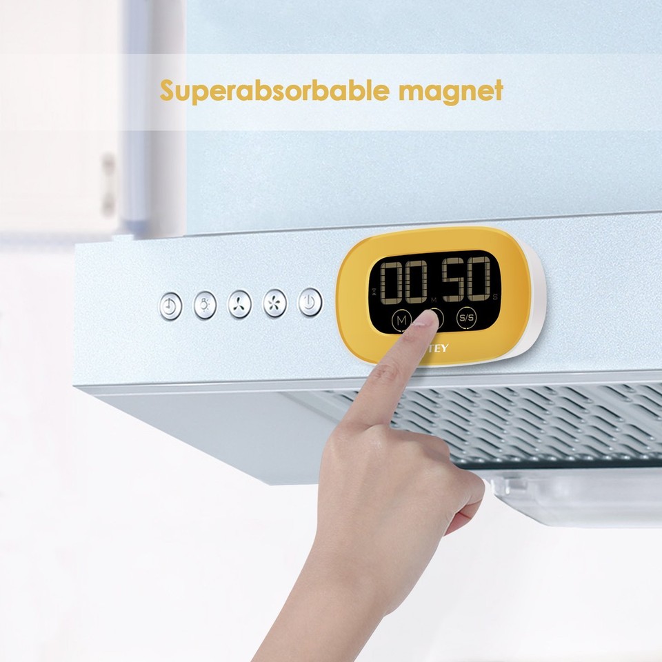 INTEY NY-K10 Touch Screen Magnetic Digital Kitchen Cooking Timer | eBay