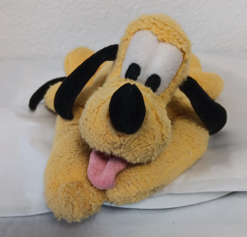 Disneyland Walt Disney World Laying Pluto Plush Vintage Style Fur ...
